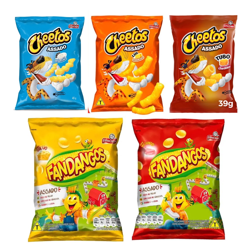 Salgadinho Elma Chips - Escolha o Seu Preferido! | Shopee Brasil