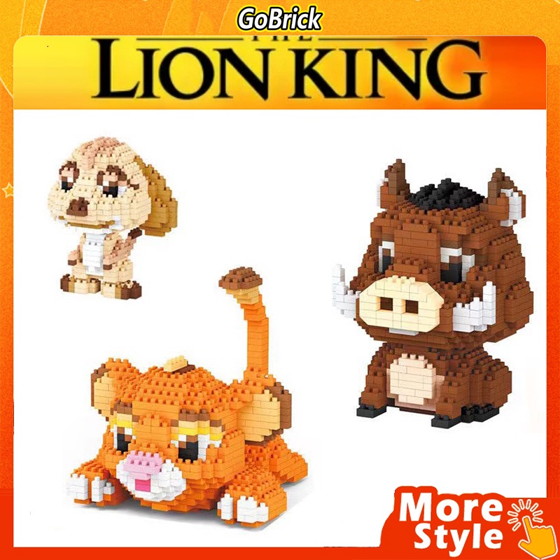 Nano O Rei Leão LEGO Blocos De Construção 3em1 Timon & Pumbaa Criativas ...