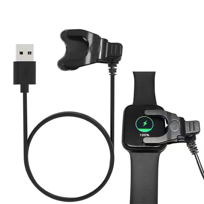 Cabo Carregador USB Compativel com Smartwatch F8 W34S T500 HW16 X6 X7 ...