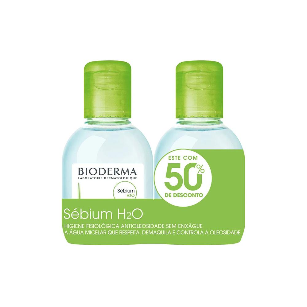 Kit Bioderma Sébium Água Micelar 2x100ml | Shopee Brasil