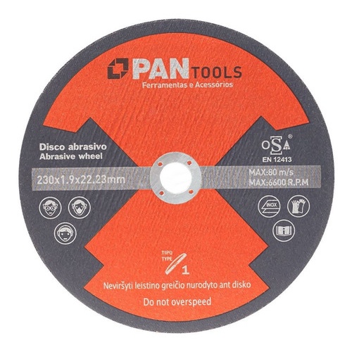 Disco de Corte Inox PanTools 7" 1,6mm | Shopee Brasil