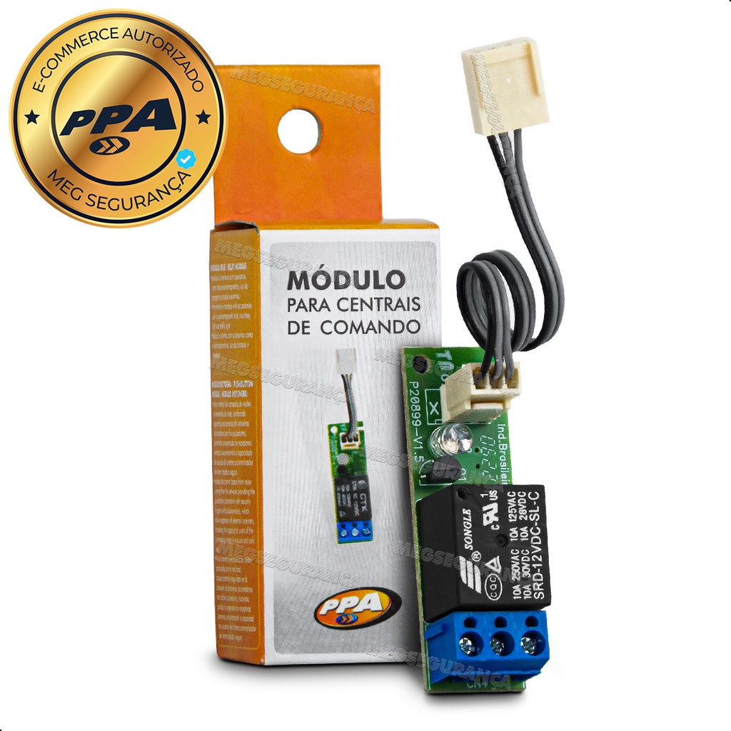 Módulo Relé Ppa Placa Luz Garagem Sinaleira Trava Original | Shopee Brasil