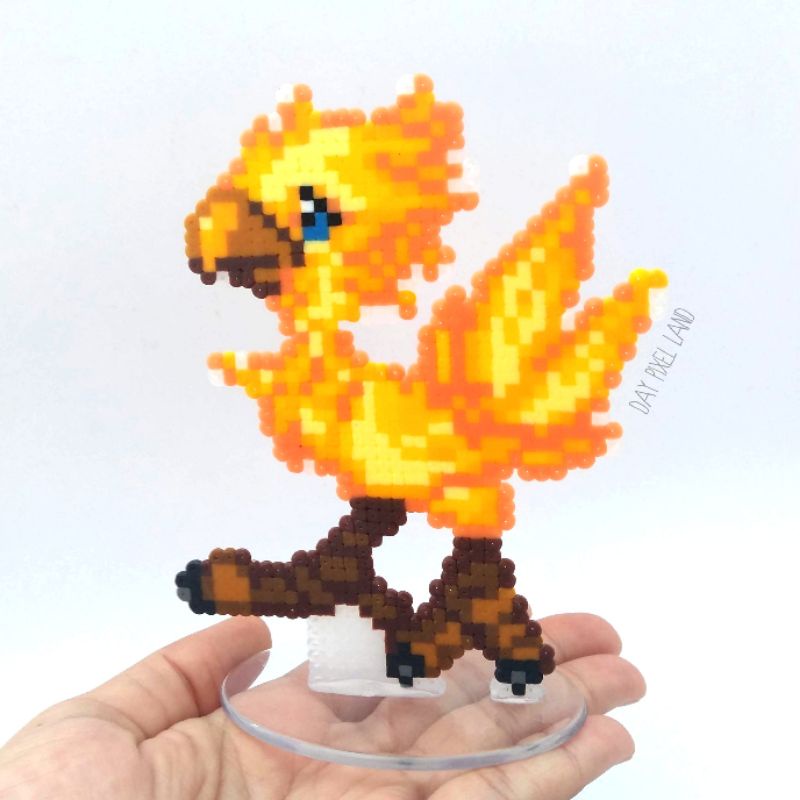 Chocobo - Final Fantasy em ( Totem Colecionável em Pixel Arte) | Shopee ...