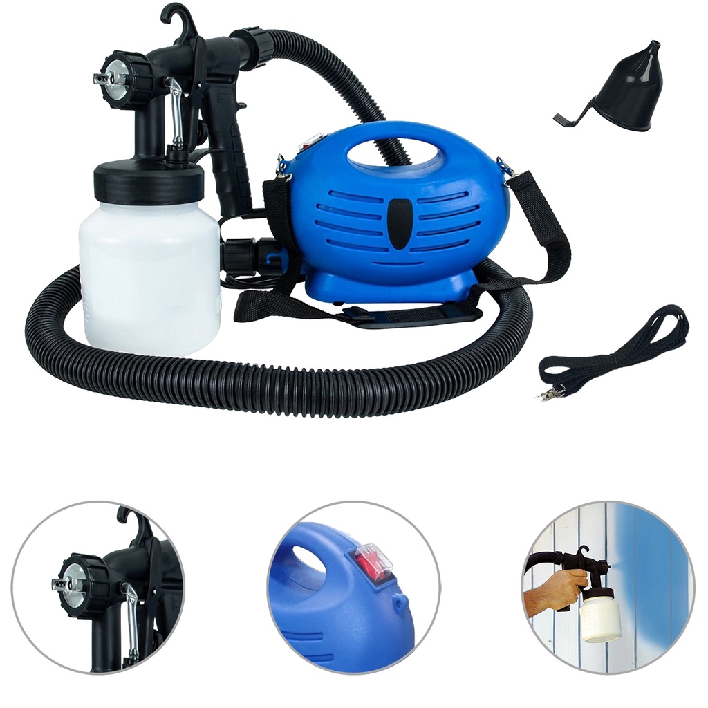 Pistola Elétrica De Pintura Compressor Pulverizador De Tinta 650W Paint Zoom 110v | Shopee Brasil