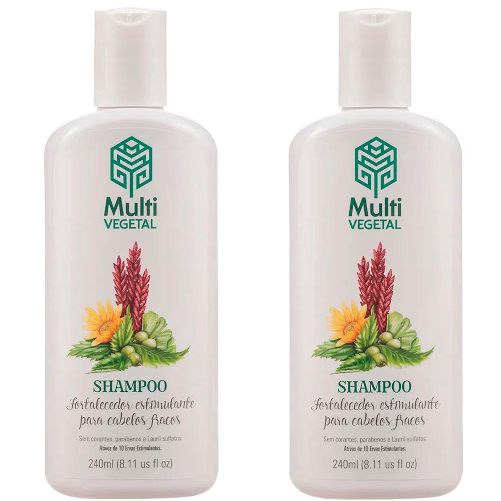 Kit 2 Shampoo de Ervas Estimulantes 240ml Multi Vegetal | Shopee Brasil