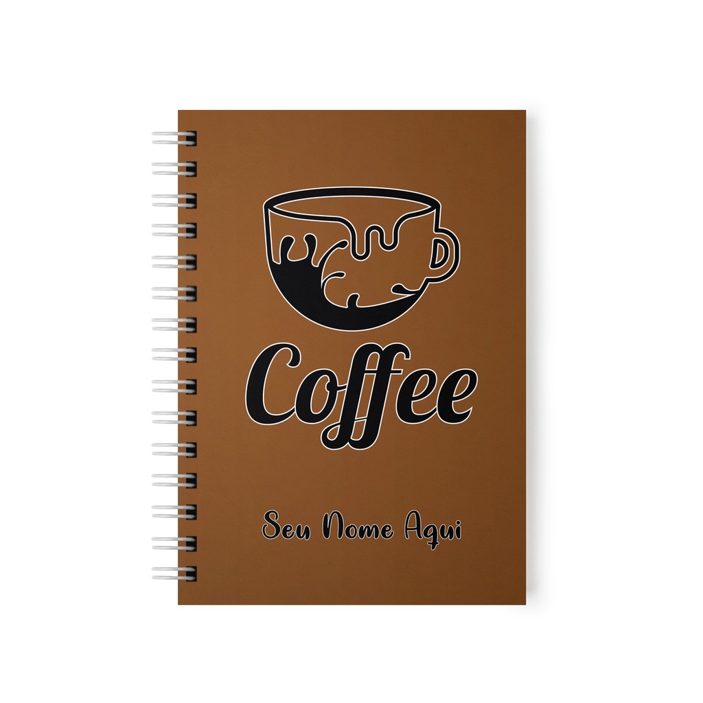 Agenda Personalizada 2026 - Café Coffee - Com seu Nome e/ou Frase ...