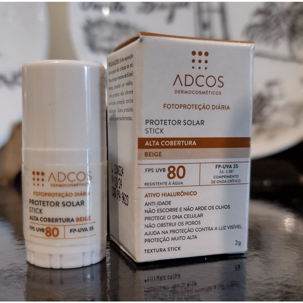 Protetor Solar Stick Tonalizante FPS 80 - beige 2g ( Clara ) | Shopee ...