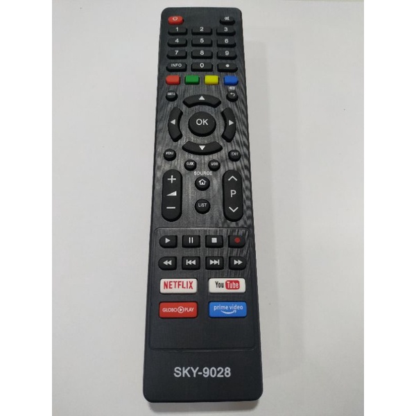 Controle Remoto Para Smart Tv Philco e Britânia Teclas Apps Sky-9028 | Shopee Brasil