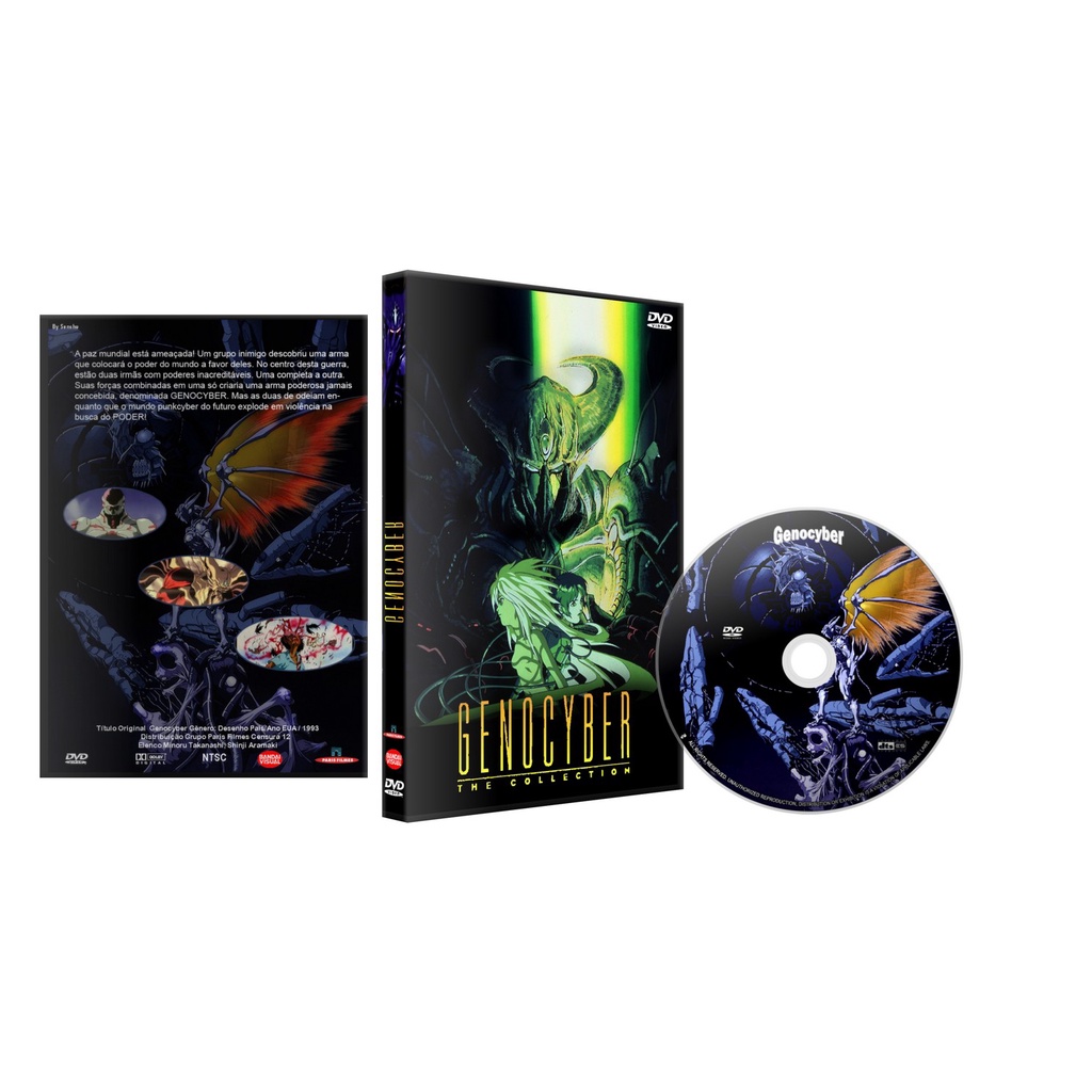 Dvd Genocyber Série Completa Dual Áudio U.s Mangá | Shopee Brasil