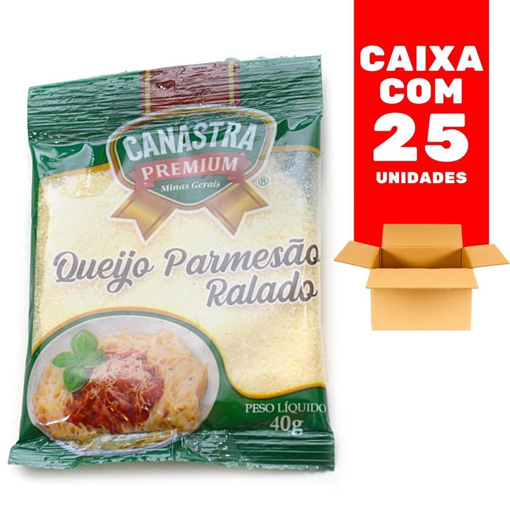 Queijo ParmesAo Ralado Caixa Com 25 Pacotes De 40 Gramas | Shopee Brasil