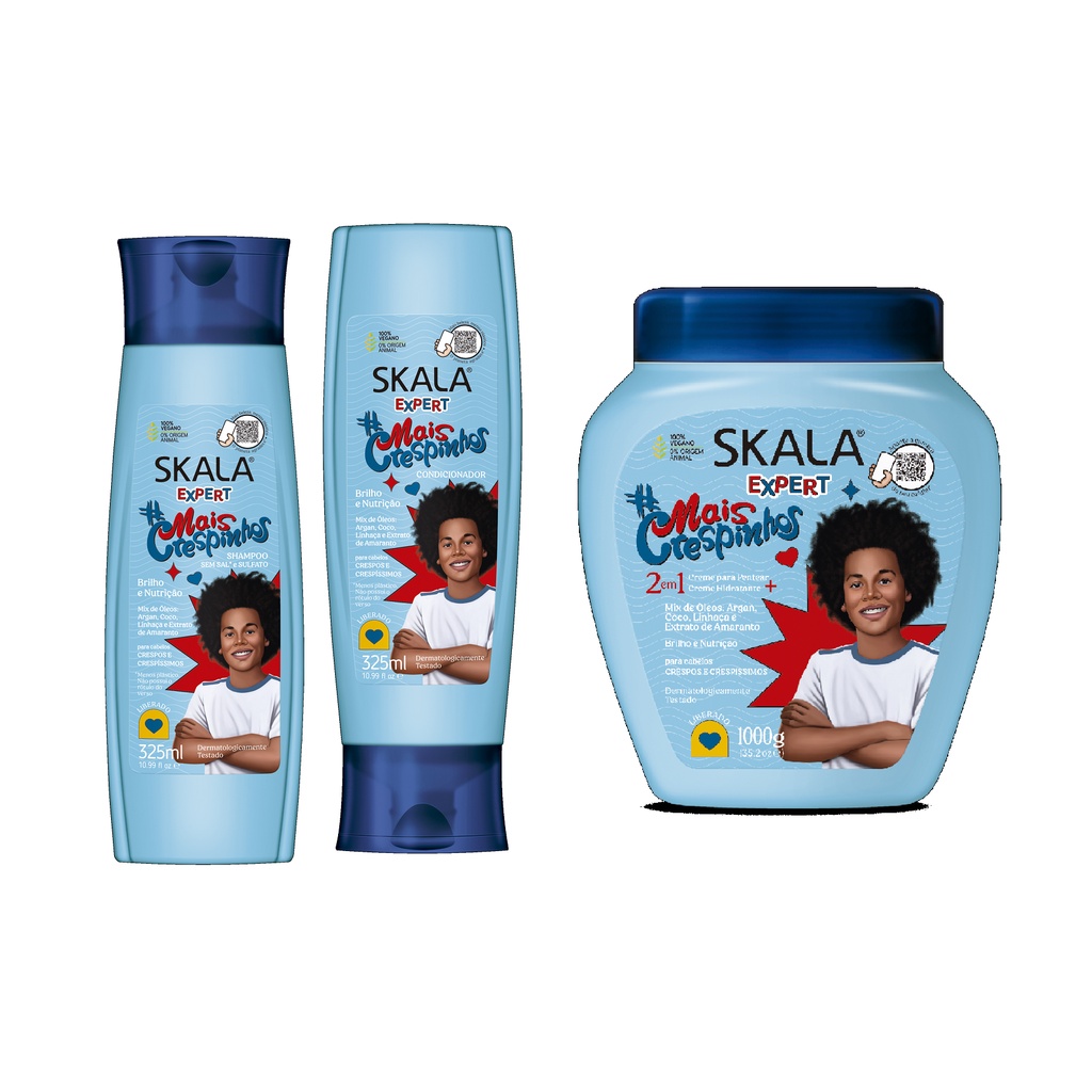 KIT SKALA EXPERT MAIS CRESPINHOS | Shopee Brasil