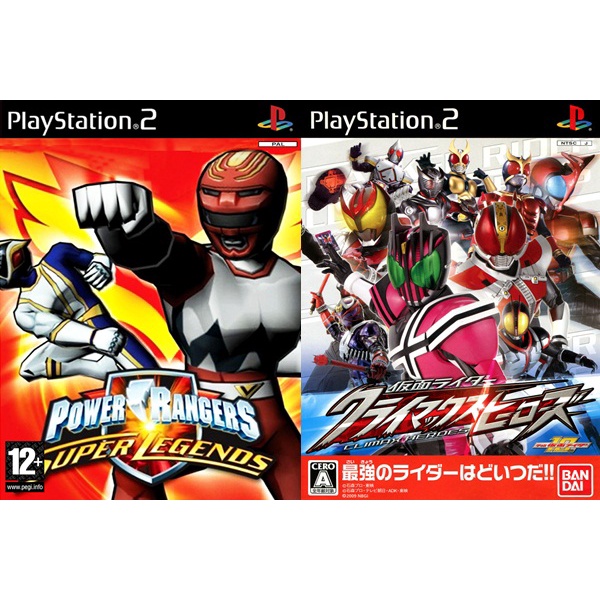 Kit Power Rangers Super Legends + Kamen Rider Climax Heroes com 2 Jogos ...