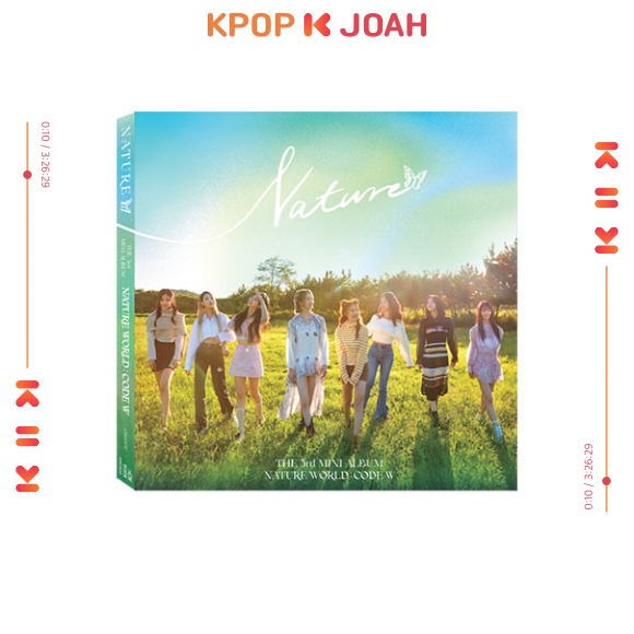 NATURE - Mini 3rd Album [NATURE WORLD : CODE W] | Shopee Brasil