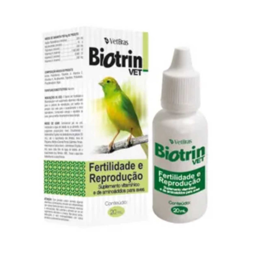 Vitaminas Para Passaro e Aves Complexo Vitaminico Biotrin todos os ...