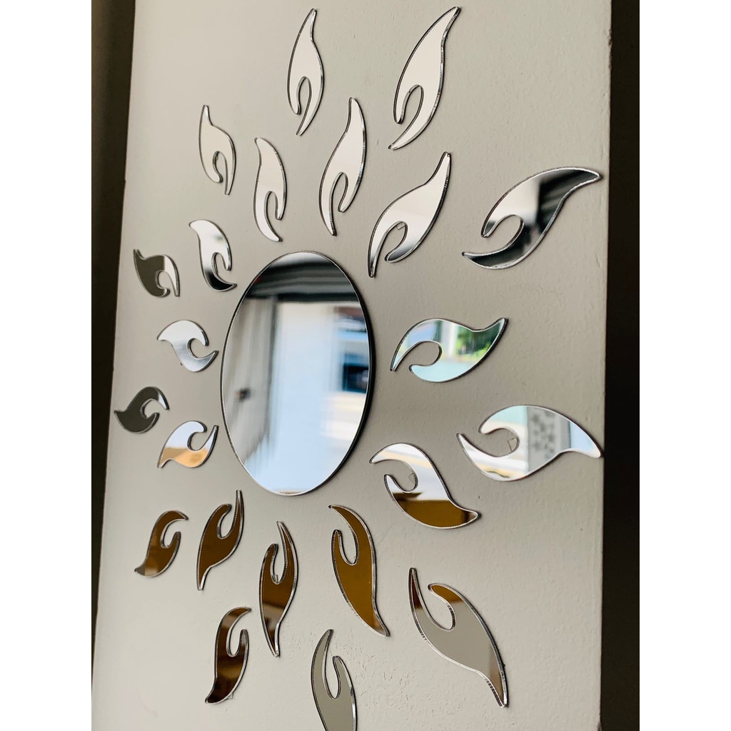Kit Espelhos Decorativos Acrílico Sol | Shopee Brasil