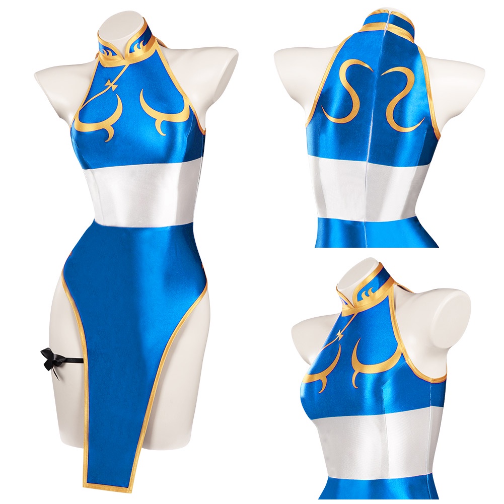 Chun-Li Sexy Maiô Cosplay Traje Vestido Roupas De Banho Terno De Carnaval De Halloween | Shopee ...
