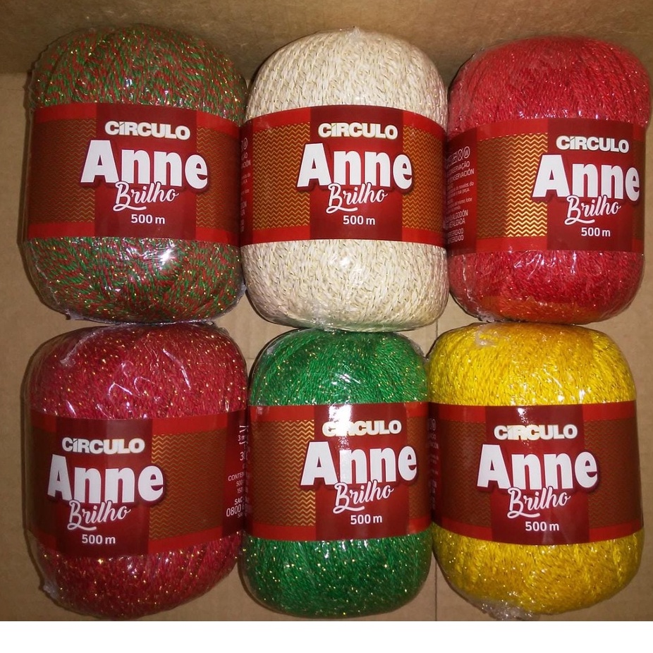 Linha -Anne Brilho - 150g (500m)-Círculo | Shopee Brasil