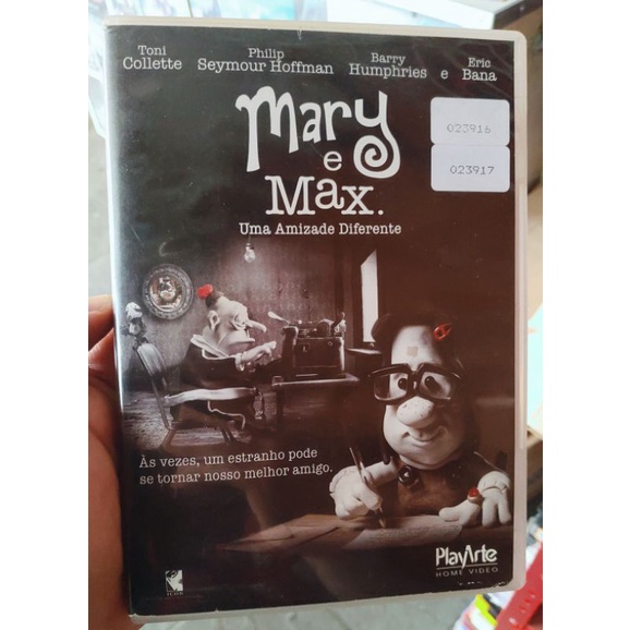 DVD Mary e Max - Uma Amizade Diferente (Original) | Shopee Brasil