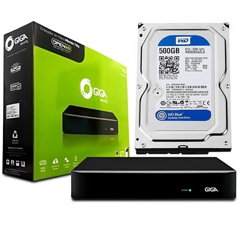 Kit Com Dvr Da Giga e Hd De 500GB | Shopee Brasil