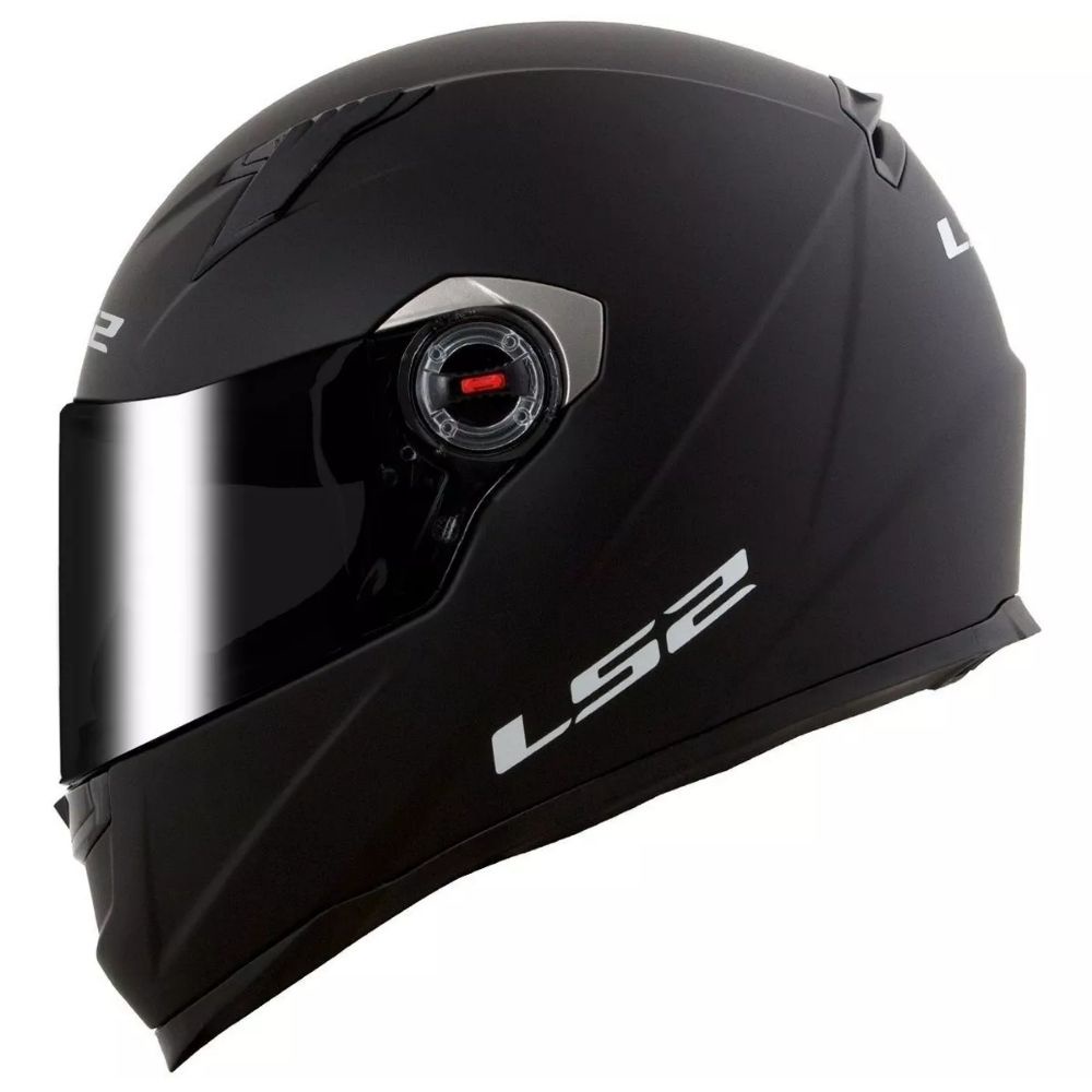 Capacete LS2 FF358 Monocolor Preto Fosco | Shopee Brasil
