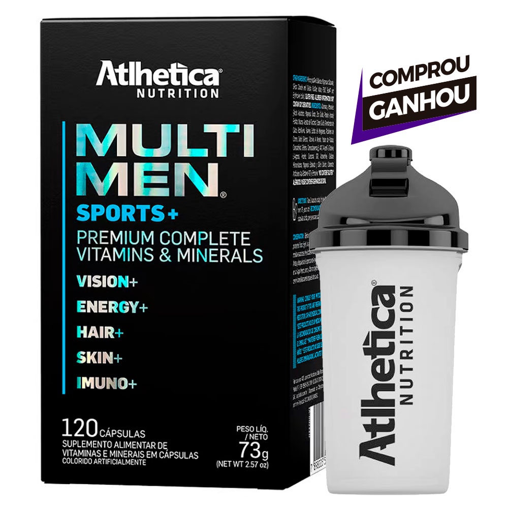Multi Men Sports (120caps) - Atlhetica | Shopee Brasil