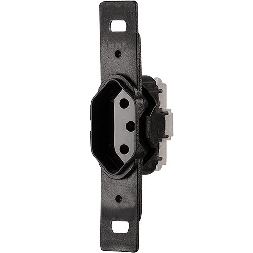 Conjunto 1 Tomada 2P+T Vertical Preto 10A Sem Placa Building | Shopee Brasil