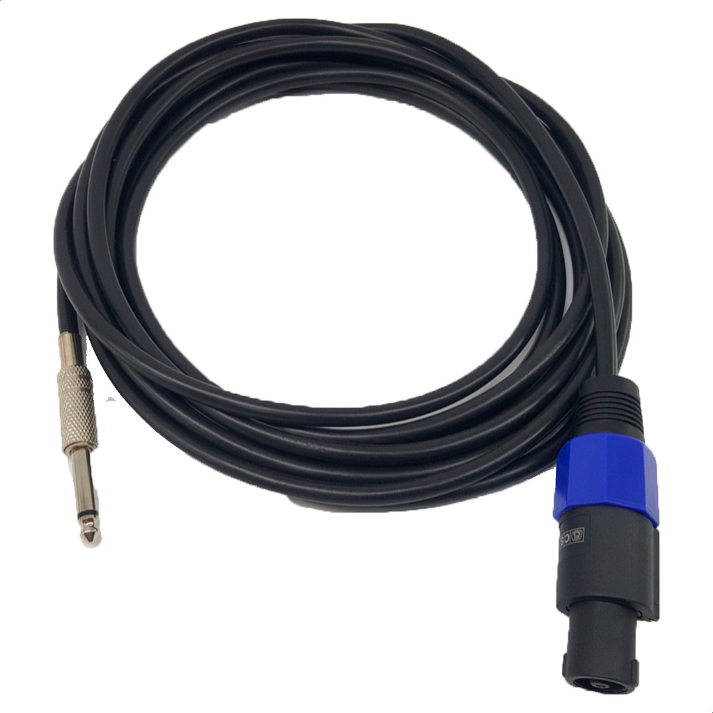 Cabo Profissional Ms Conector Plug Speakon/P10 Macho 5 Mts | Shopee Brasil