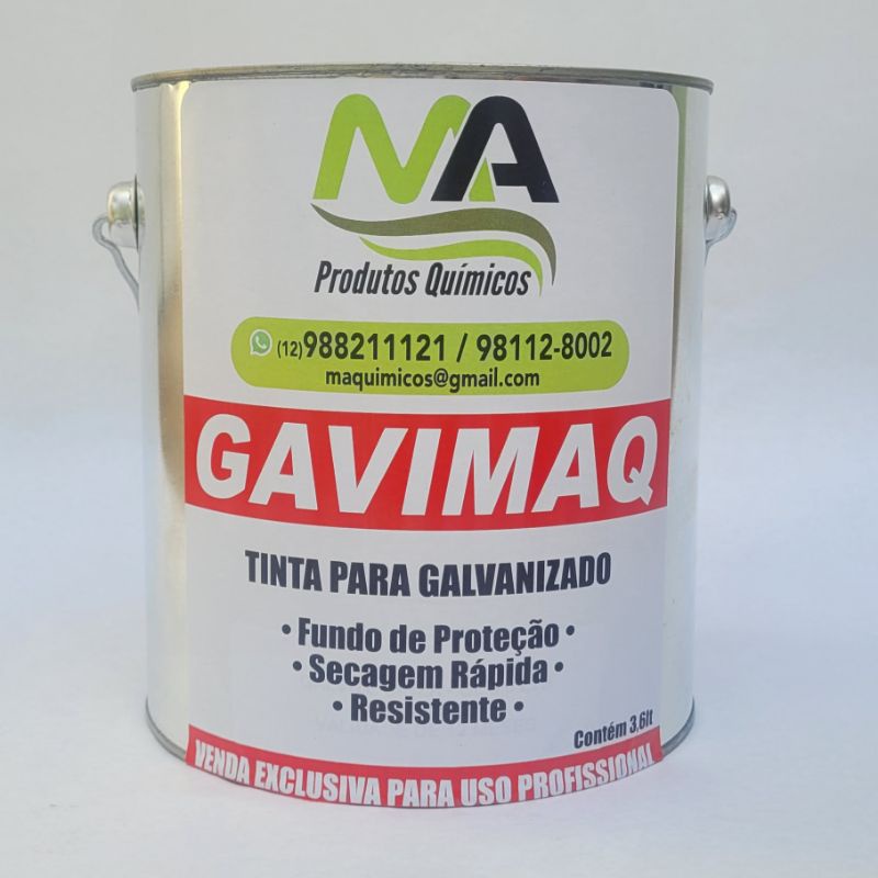 Tinta Galvanizada GALVIMAQ Cinza 3,6lt | Shopee Brasil