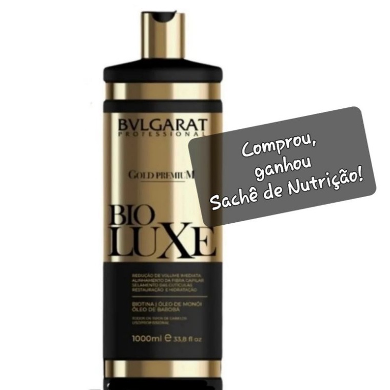 Escova Definitiva Bio Luxe Bvlgarat Professional 1l | Shopee Brasil