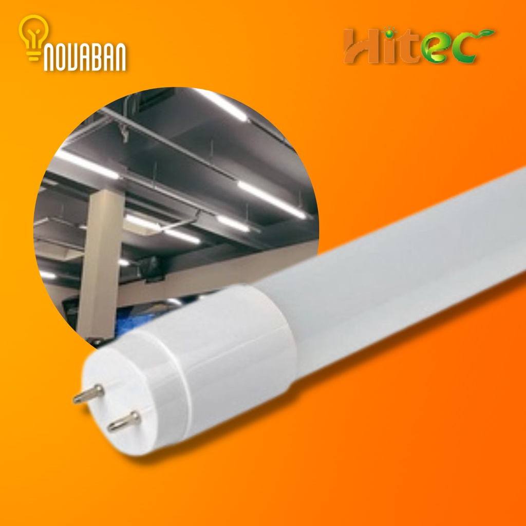 Lâmpada Tubular T8 - 10w 6.500k luz branca Bivolt Led - Hitec | Shopee Brasil