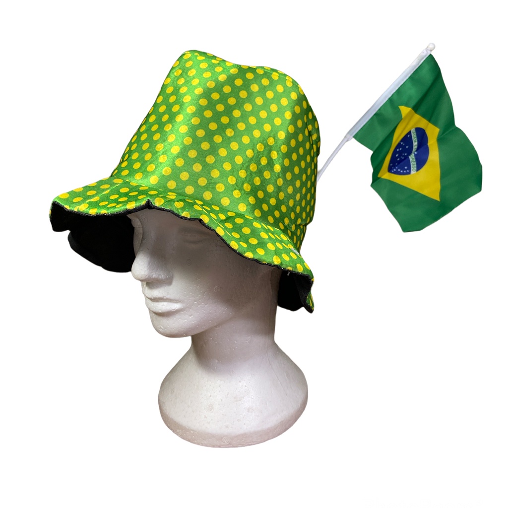 chapeu gorro bone brasil copa qatar 2022 tiara do brasil eleições pro ...