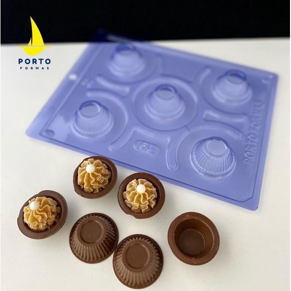 Forminha de Brigadeiro de Chocolate - Especial Em 3 Partes Com Silicone ...