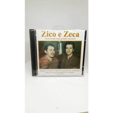 Cd Zico E Zeca - Interpretam Seus Grandes Sucessos | Shopee Brasil