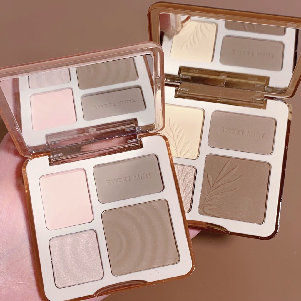 Destaque/Contorno/Alto Brilho Paleta De Blush 3D Matte | Shopee Brasil
