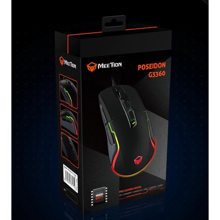 Mouse POSEIDON G3360 Professional Macro Gaming | Shopee Brasil