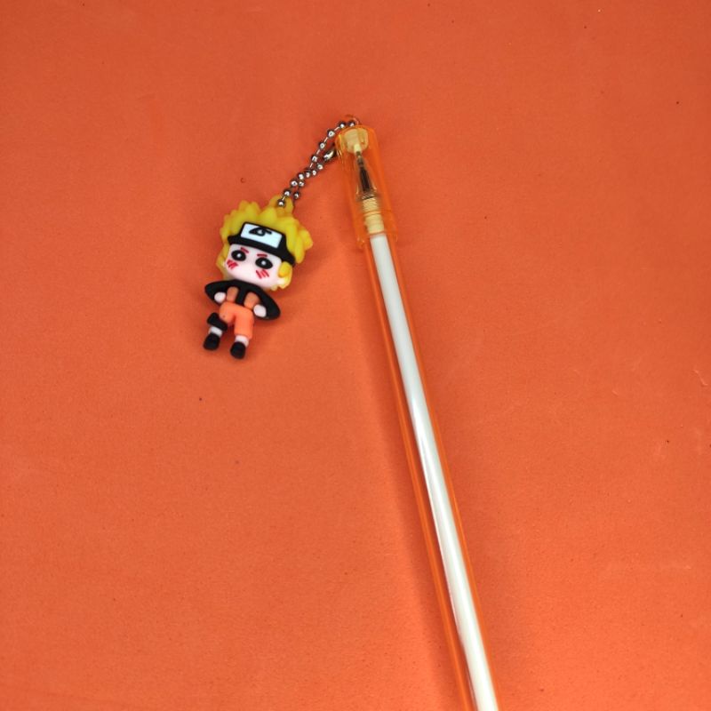 Naruto Canetas com chaveiro Sasuke Kakashi Itachi personagens ponta ...