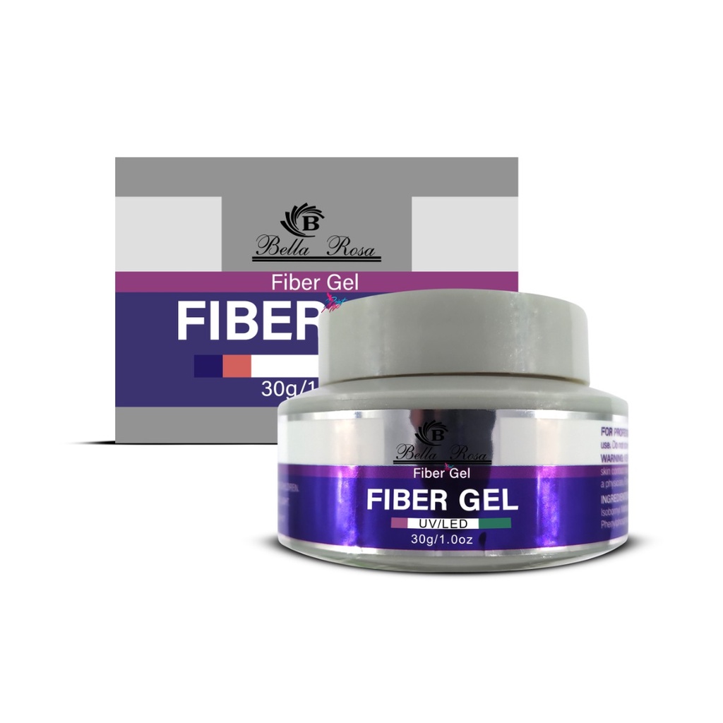 Gel Fiber Bella Rosa Uv Led Pink 30g | Shopee Brasil