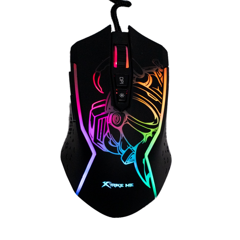 Mouse Gamer 8000 DPI RGB Xtrike Me - GM-327 Backlit Gaming Mouse ...