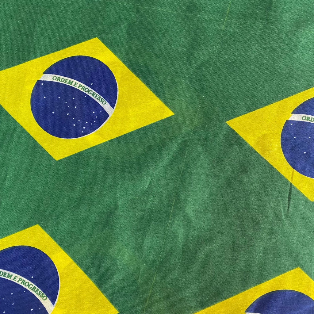 Tecido Estampado Mini Bandeiras do Brasil 0,90x2,40m Copa do Mundo ...