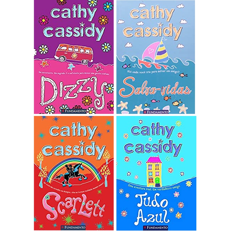 Coleção de livros Cathy Cassidy - 4 Vol - Ed. Fundamento | Shopee Brasil