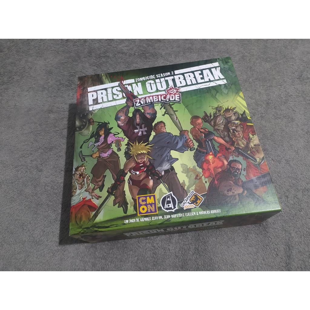 Zombicide 2ª Temporada: Prison Outbreak - Board Game - Galápagos Jogos ...