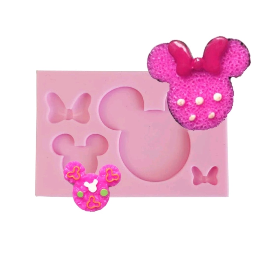 Molde de silicone Disney Mickey Mouse | Chaveiro | Resina epóxi ...