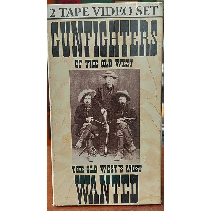 Fita VHS Duplo - Gunfighters of The Old West - The Old Wests Most ...