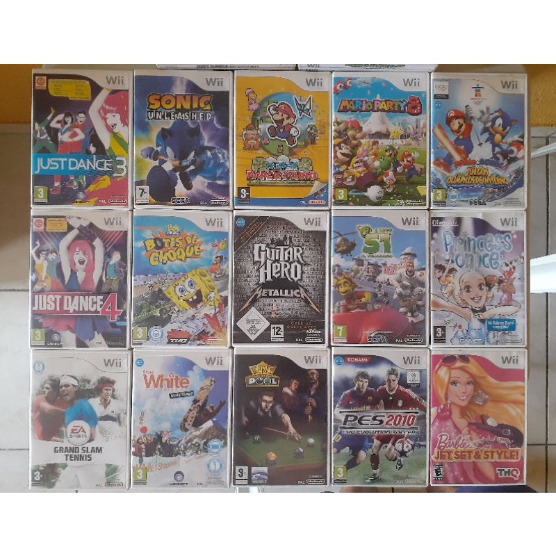 Jogos nintendo wii Europeus originais | Shopee Brasil
