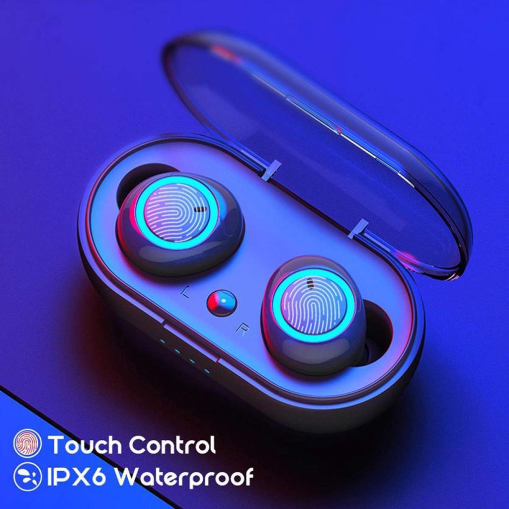 Fones De Ouvido Sem Fio Com Bluetooth Y50 À Prova D'água | Shopee Brasil