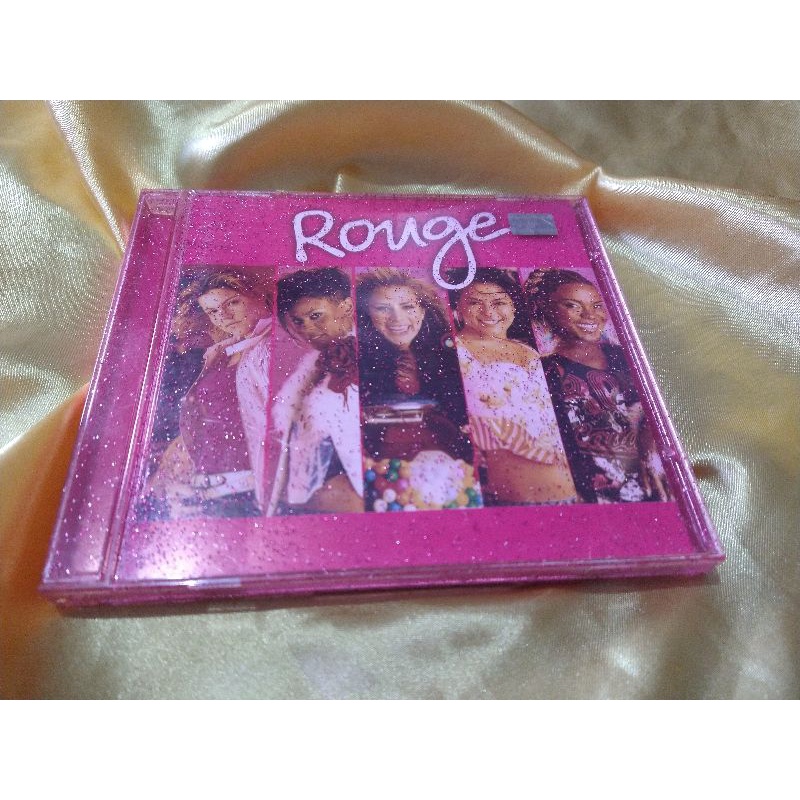 CD Rouge Popstar glitter rosa com Prata Raro - com Nome da Fantine ...