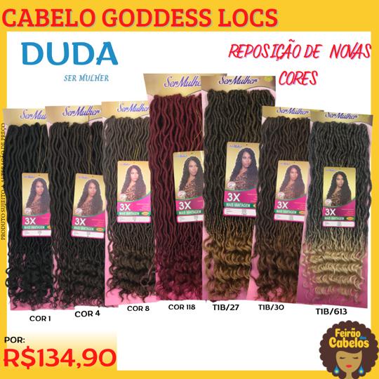 Cabelo Goddess Faux Loucs - Modelo Duda 320g | Shopee Brasil