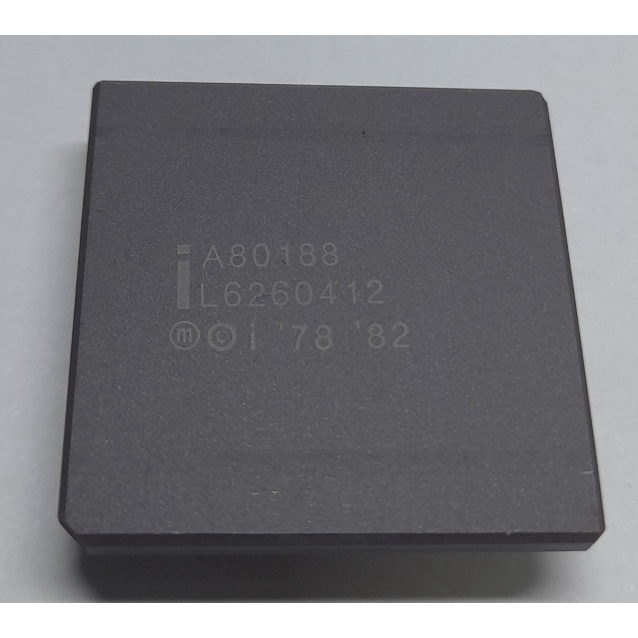 PROCESSADOR RARO INTEL 80188 8 16 BITS COLECIONADOR NOVO | Shopee Brasil