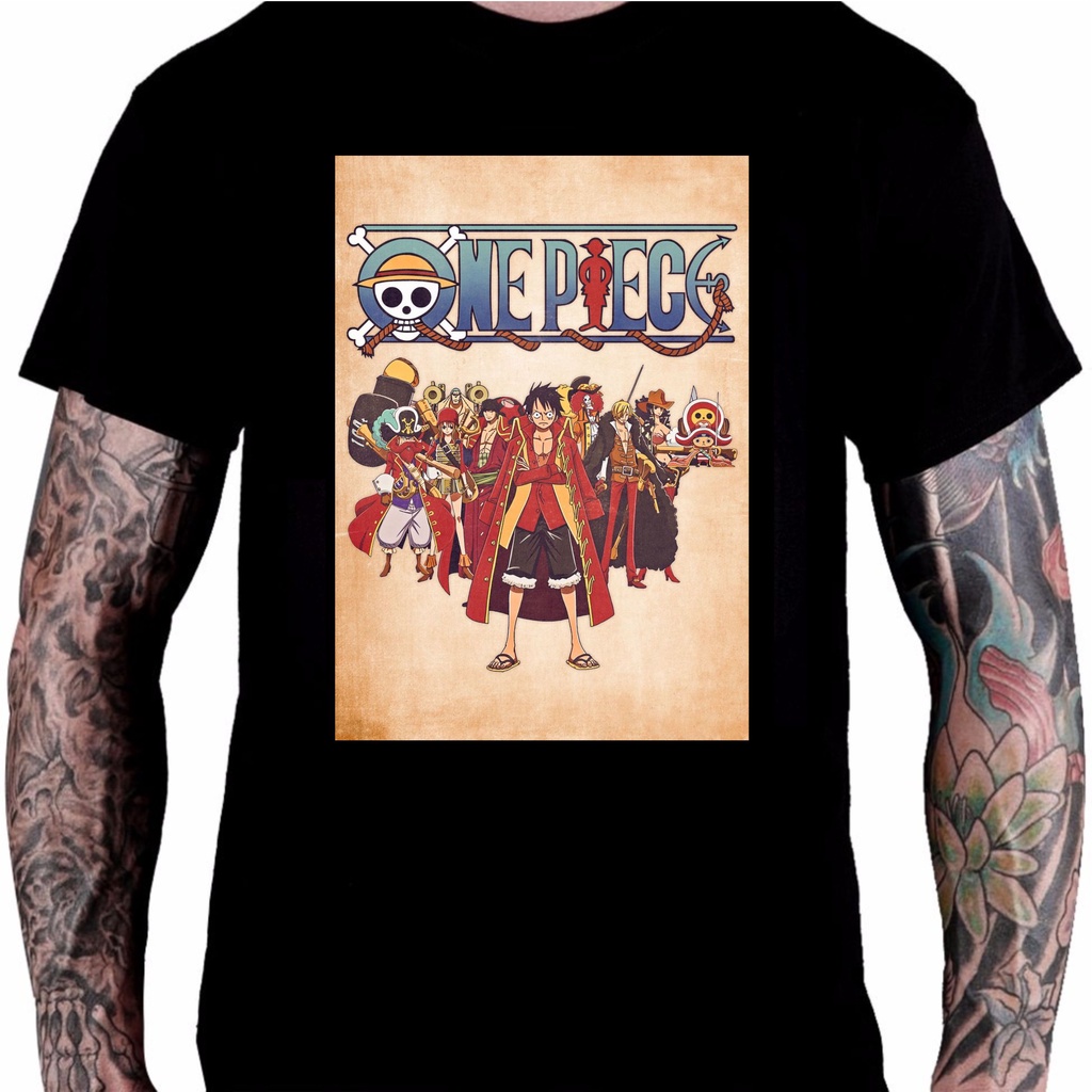 Camiseta One Piece Anime Desenho Japones R14 | Shopee Brasil
