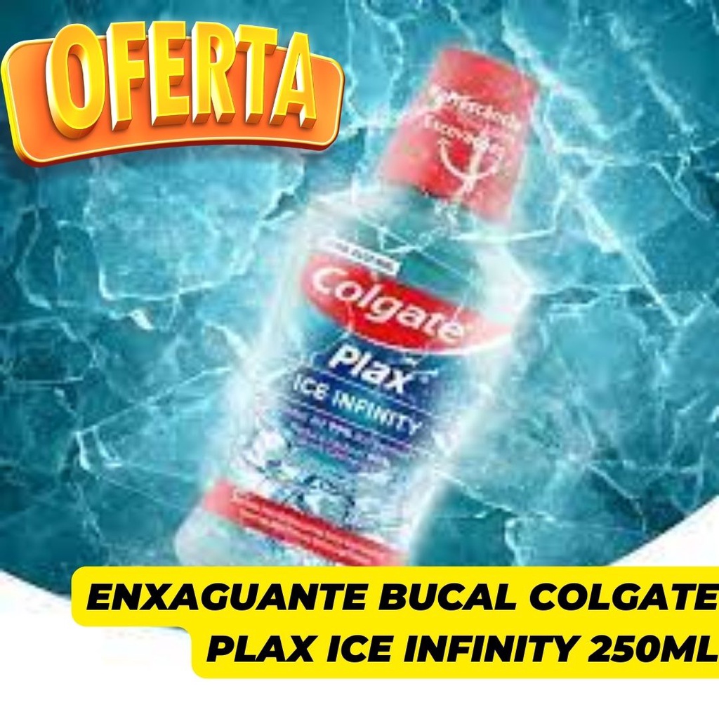 Enxaguante Bucal Colgate Plax Ice Infinity 250ml | Shopee Brasil